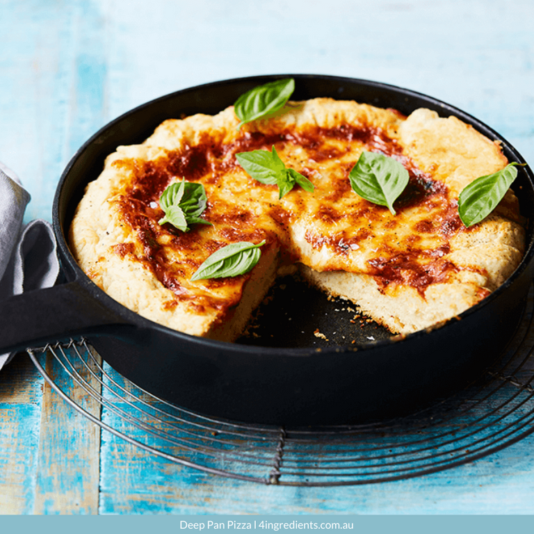 Deep Pan Pizza – 4 Ingredients