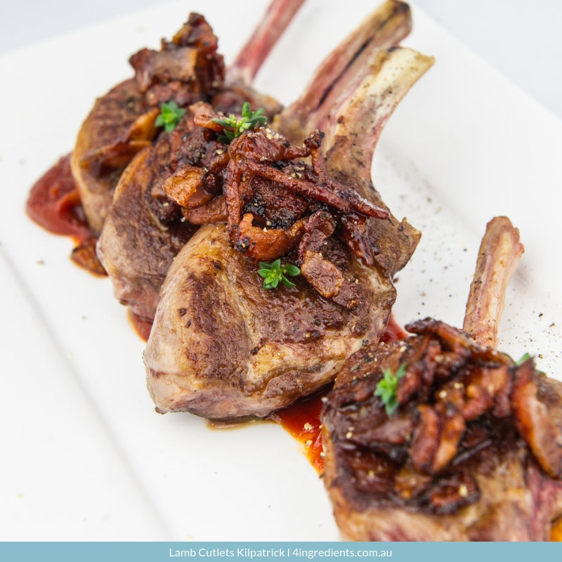 Lamb Cutlets Kilpatrick – 4 Ingredients