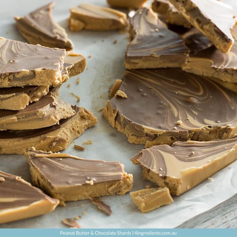 Peanut Butter & Chocolate Shards – 4 Ingredients