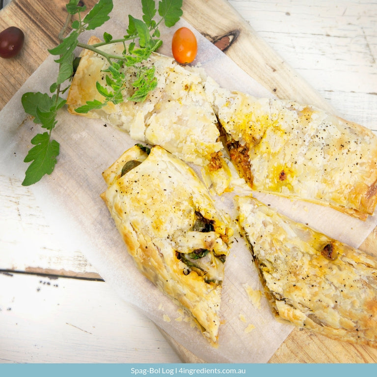 Spag-Bol Log – 4 Ingredients