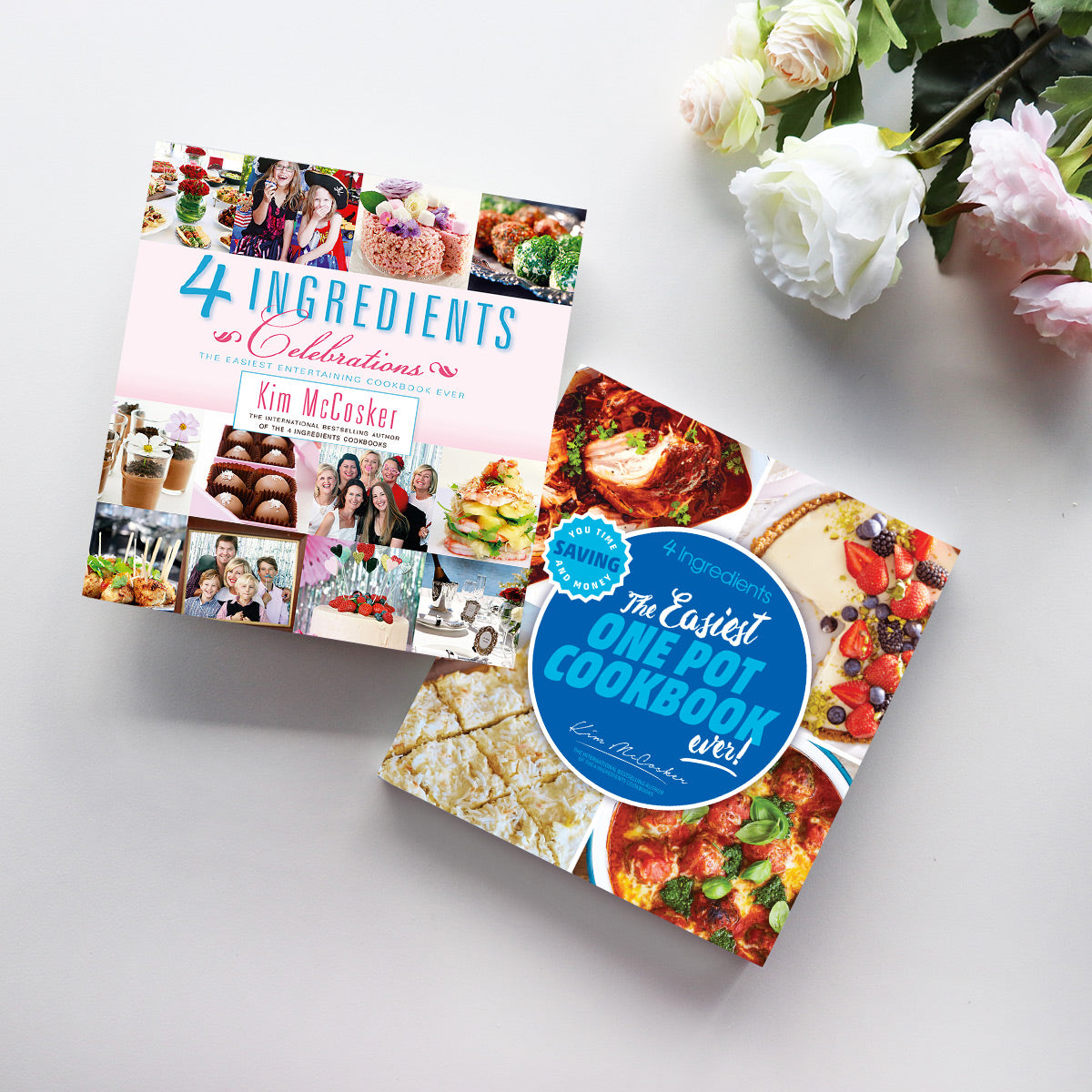 4 Ingredients The Easiest One Pot Cookbook ever + 4 Ingredients Celebr